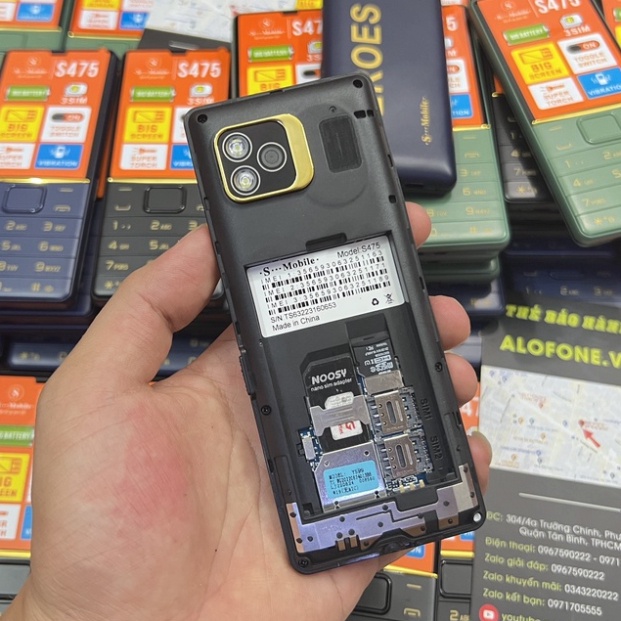 Điện Thoại bàn phím 3 sim Smobile S475 màn hình to,pin trâu sóng khỏa ...