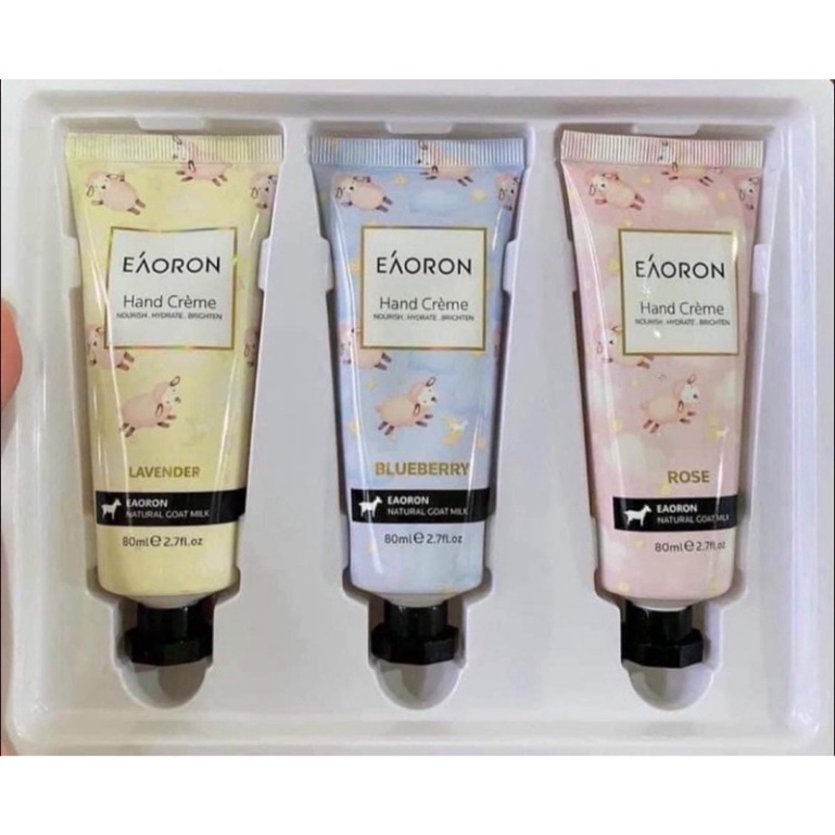 Set 3 Tuýp Kem Dưỡng Da Tay Eaoron 80ml Của Úc, set kem dưỡng da tay làm mền mịn da ngăn ngừa ...