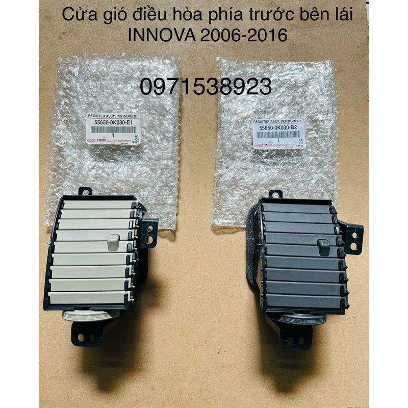 Cửa gió điều hoà phía trước bên lái TOYOTA INNOVA 2006-2016 55650-0K030 ...