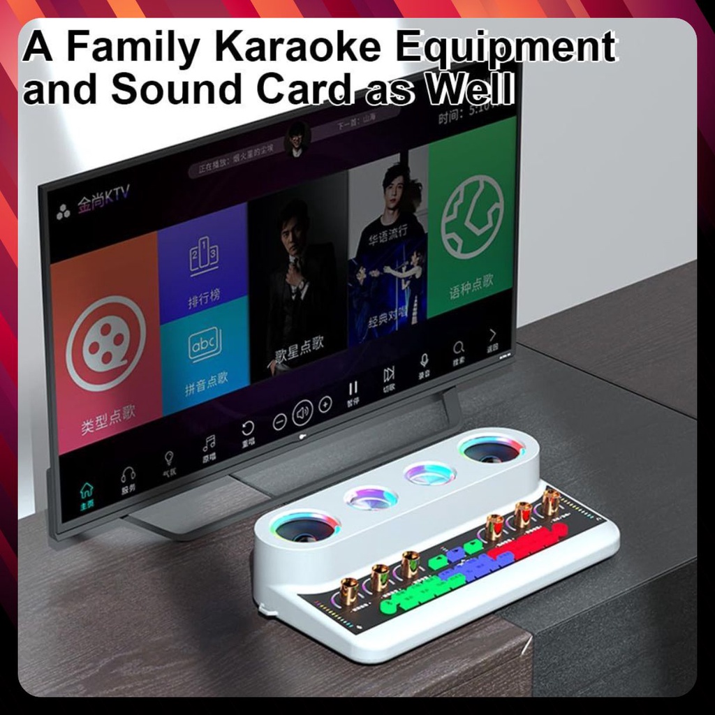 Bộ Karaoke KTV All Mix Sound Card, Lọc Điều Chỉnh Âm Thanh DSP (Tặng Kèm 2 Micro) | Shopee Việt Nam