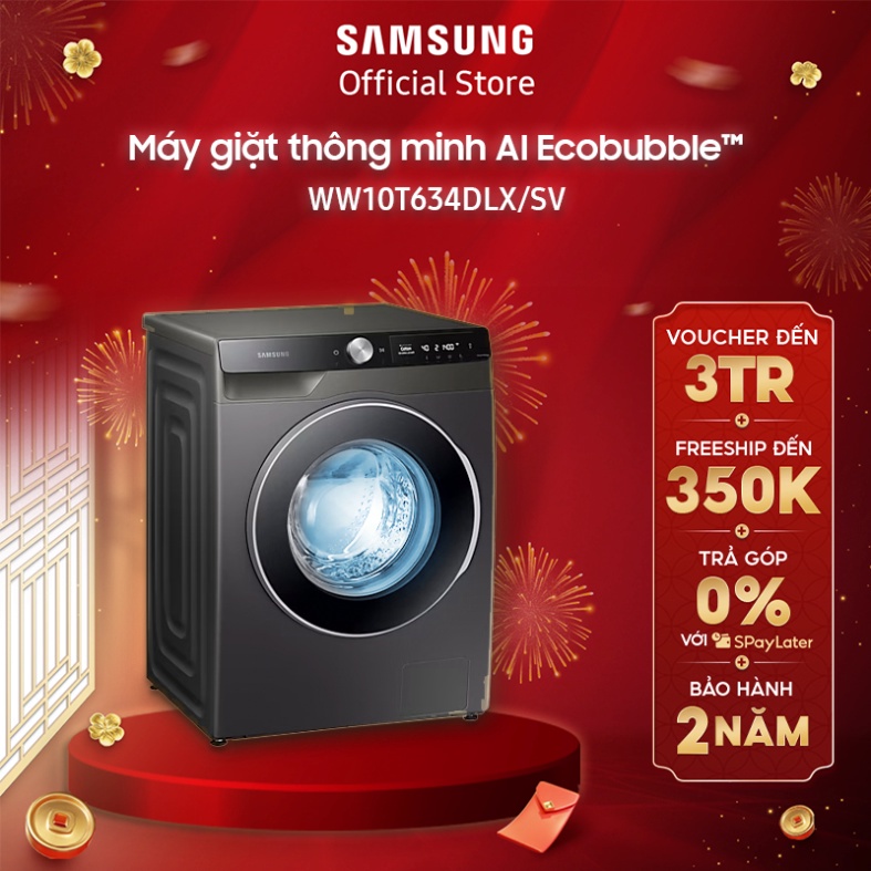 hàng chính hãng [Nhập ELSS0124 giảm 15% Tối đa 3TR] Máy giặt thông minh ...