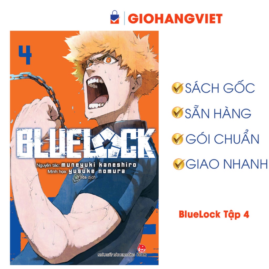 Truyện tranh Blue Lock Tập 4 tái bản | Shopee Việt Nam