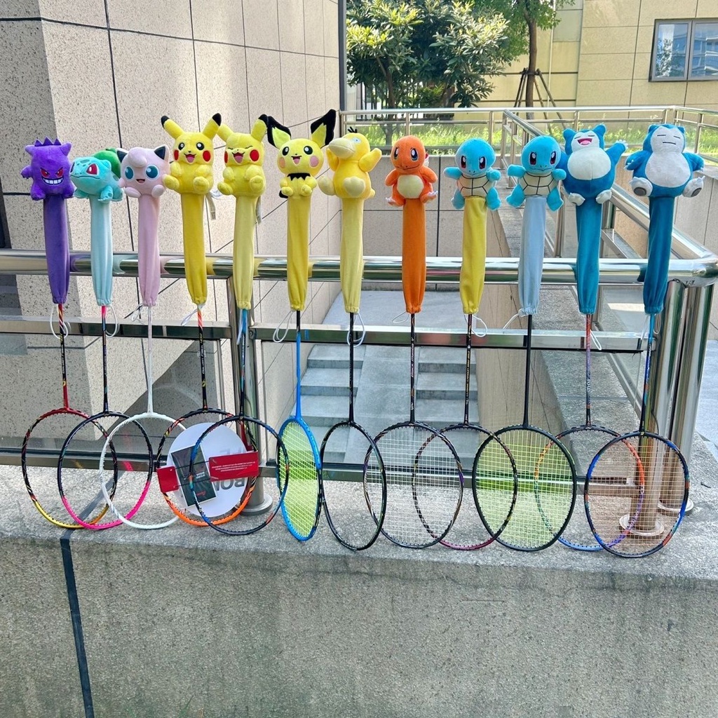Vỏ Bọc Tay Cầm Vợt Cầu Lông Chống Bụi Hình Pokemon Goon Pikachu Ếch Lửa ...