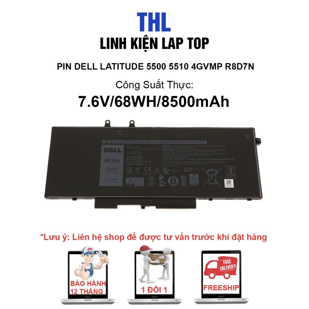 Pin laptop Dell Latitude 5500 5510, Precision 3540 3550, Inspiron 7590 ...