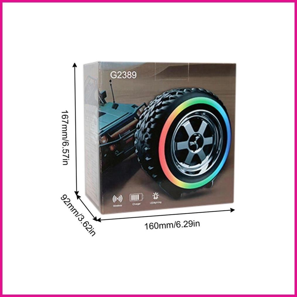 Loa mô hình bánh xe TH-08, Loa siêu trầm Harry TH-08 sáng tạo di động ...