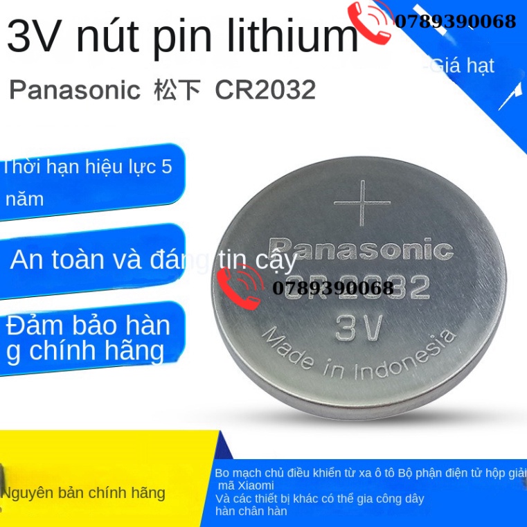 Pin Nút Panasonic CR2032 3V Bo Mạch Chủ Máy Tính Xách Tay Xiaomi Set ...