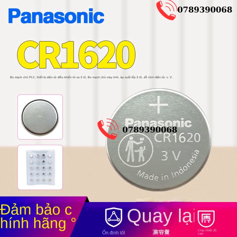 Panasonic Panasonic CR1616 1620 1632 Nút 3V Điện Tử Xe Điều Khiển Từ Xa ...