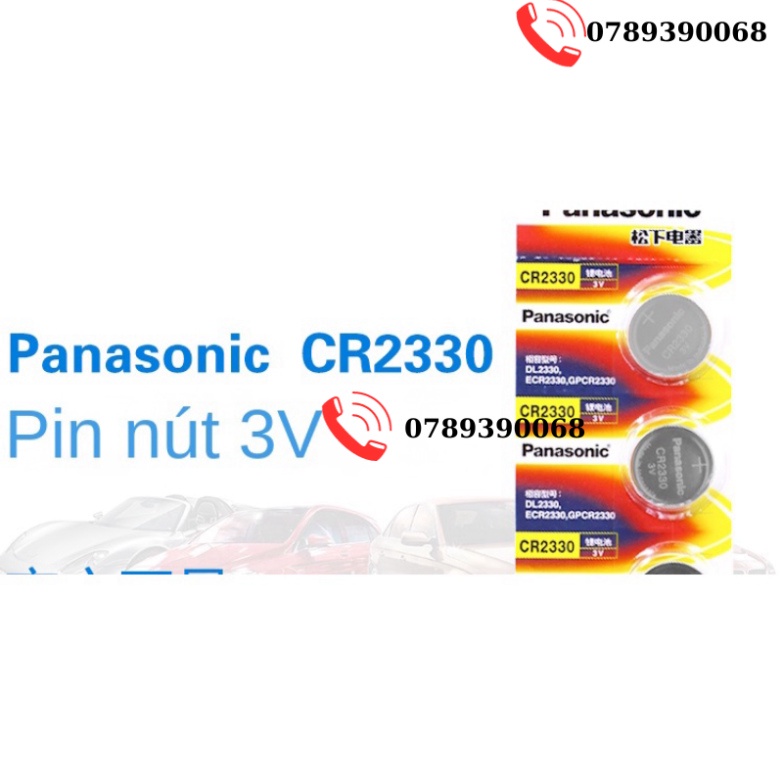 Panasonic Cr2330 Nút Pin Lithium 3V Chìa Khóa Xe Điều Khiển Từ Xa Đồng ...