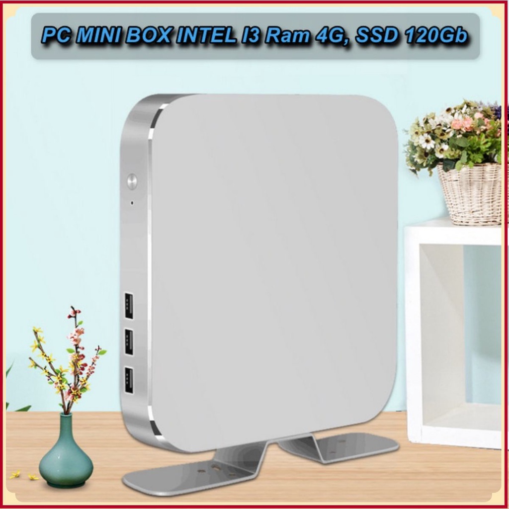 Máy tính Mini Intel PC CPU Core I3 Ram 4G, SSD 120Gb | Shopee Việt Nam