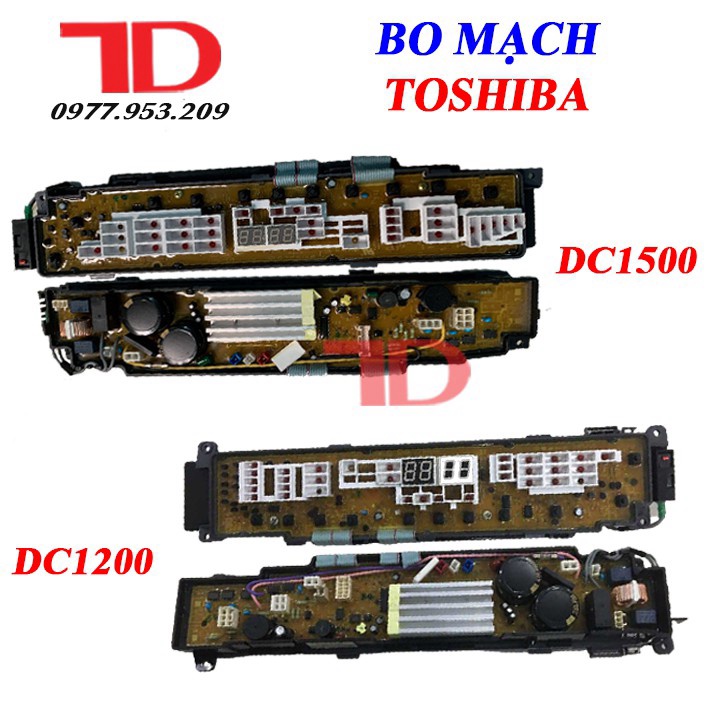 [CN HCM] Bo mạch máy giặt TOSHIBA DC1200 DC1500, Vật tư Điện lạnh Thuận ...
