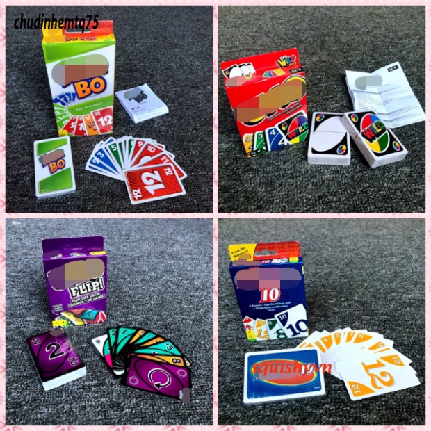 UNO Wild / UNO Flip / DOS Iron Box Game Classic | Shopee Việt Nam