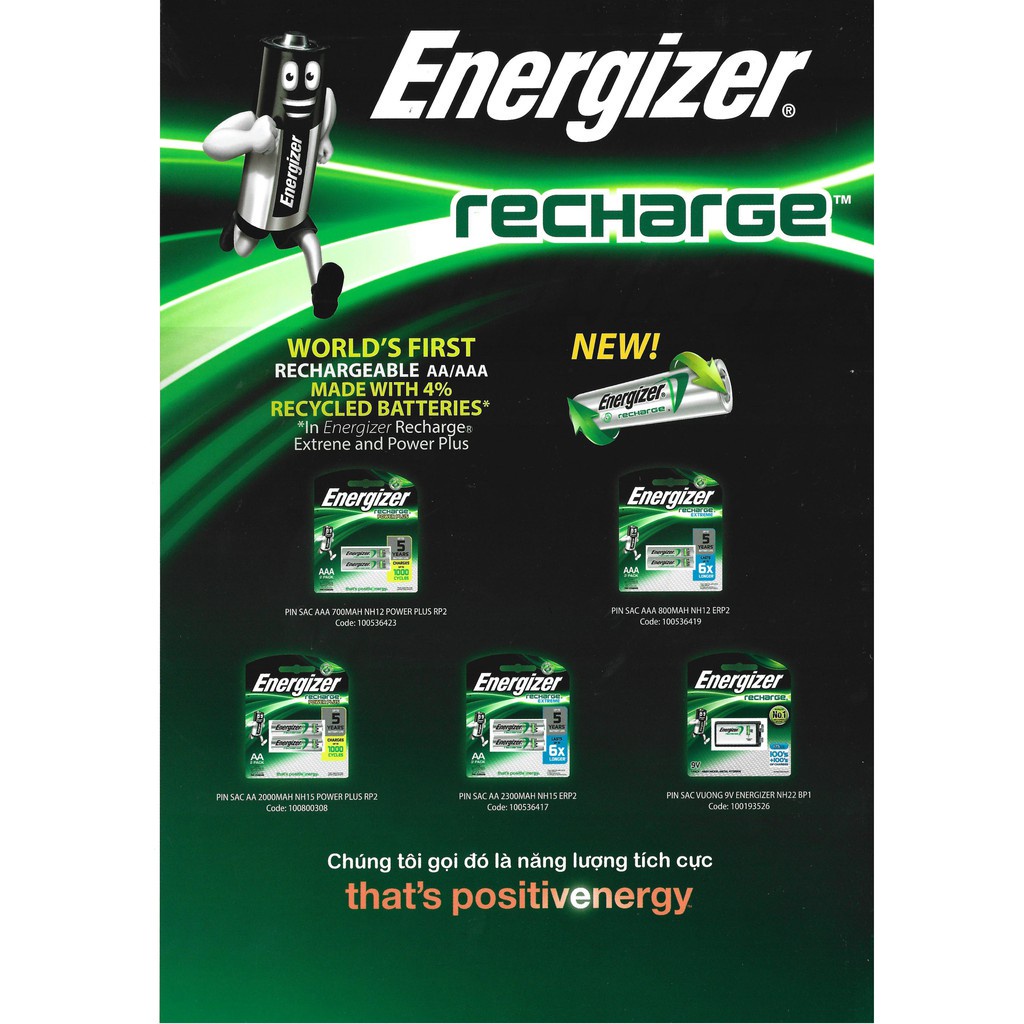 Pin Sạc AA Energizer 2300mAh - Vỉ 2 Viên | Shopee Việt Nam