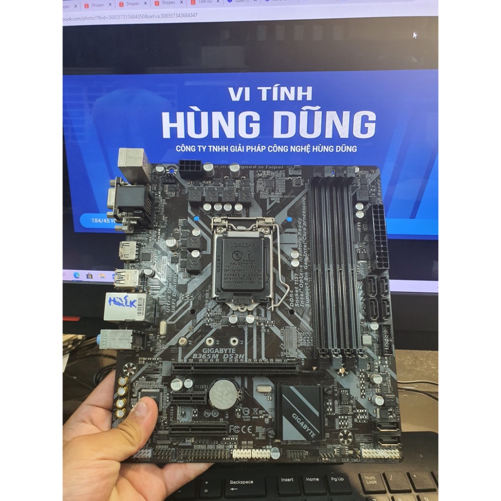 Giá Sốc Main B365, z370, z390 sk 1151 V2, Giga B365M-D2V, Giga B365 ...