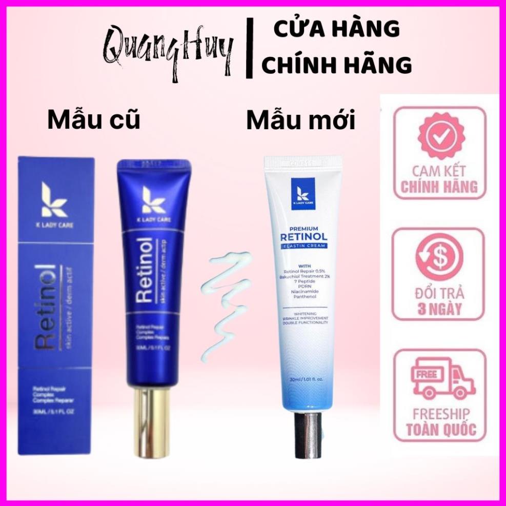 ( Mẫu mới ) Kem Dưỡng Da Ngăn Ngừa Lão Hoá Căng Bóng Da Retinol K Lady Care 30ml | Shopee Việt Nam