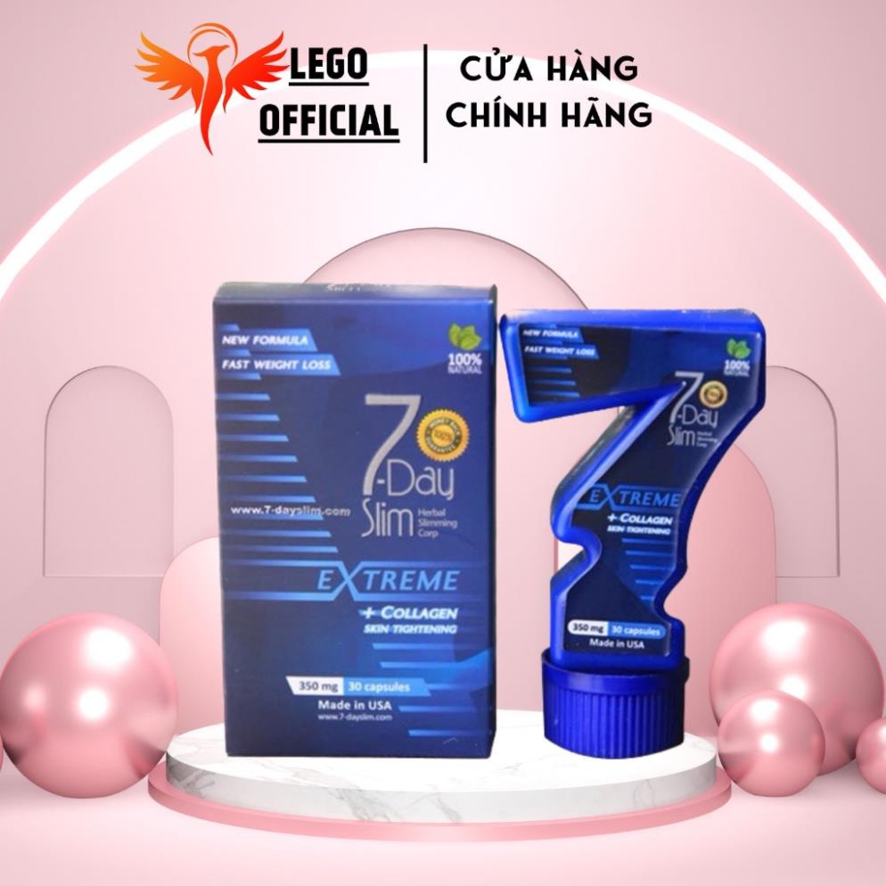 Viên Uống Giảm Cân 7 Day Slim CHÍNH HÃNG MỸ 100% 30 viên- Duy trì chế ...