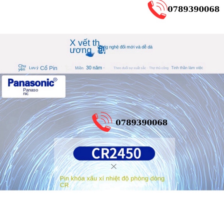 Panasonic CR2450 Pin Lithium 3V BMW 1/3/5/7 Series Xe Điều Khiển Từ Xa ...