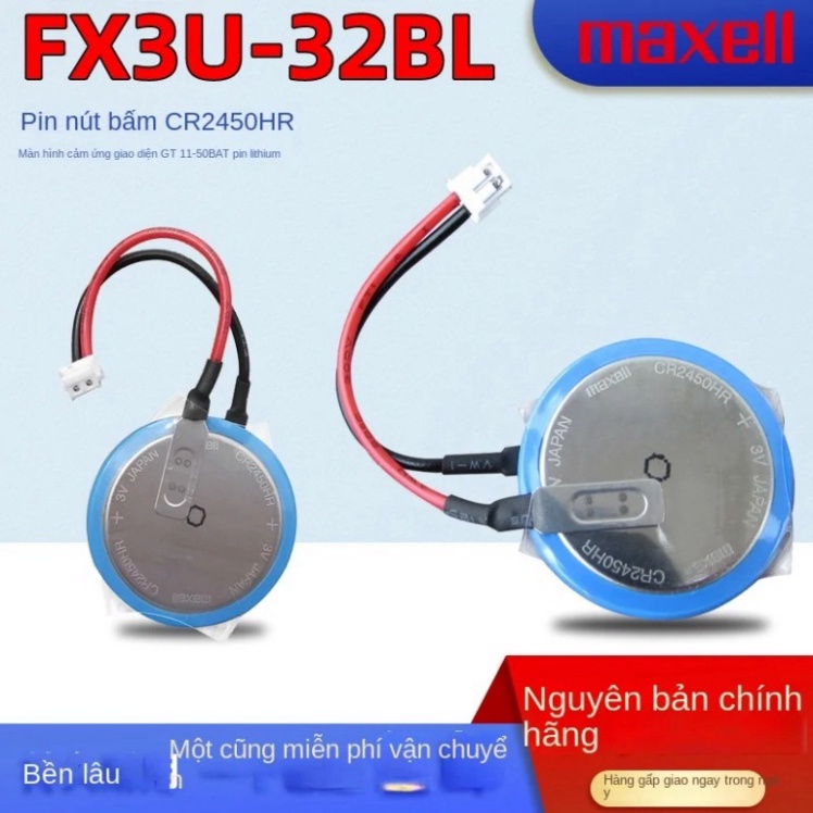 Wansheng FX3U-32BL Nút Pin Lithium 3V Màn Hình Cảm Ứng Cr2450hr PLC Có ...