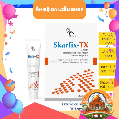 Fixderma Skarfix-TX Cream 15g - Kem Dưỡng Da Mờ Thâm Tranexamic Acid (2 ...