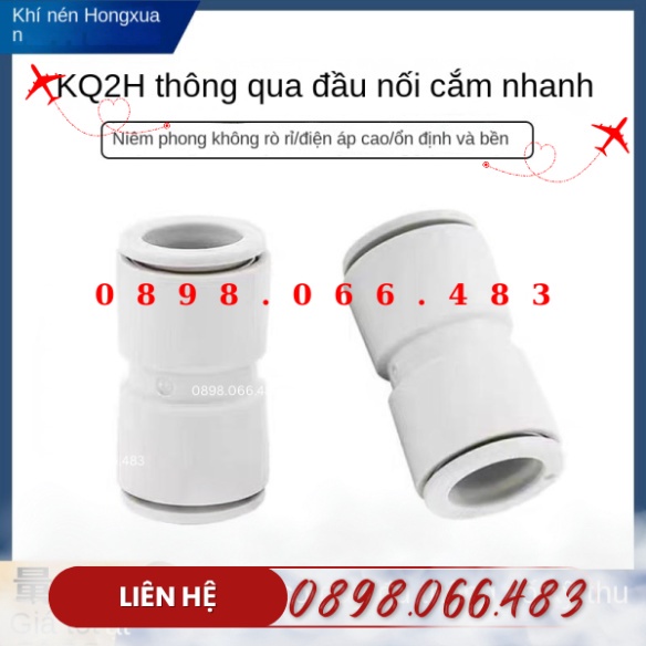 Khớp Nối Ống Nhỏ Có Đường Kính Thẳng Thẳng Bằng Khí Nén Loại SMC Kjh/Kq2h04/03-06-08-10-12-16-00 ...
