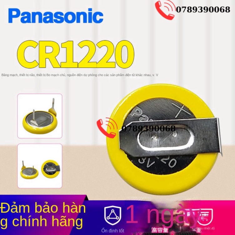 Panasonic CR1220 Nút Điện Tử 3V Pin Lithium PLC Bo Mạch Chủ Canon Máy ...