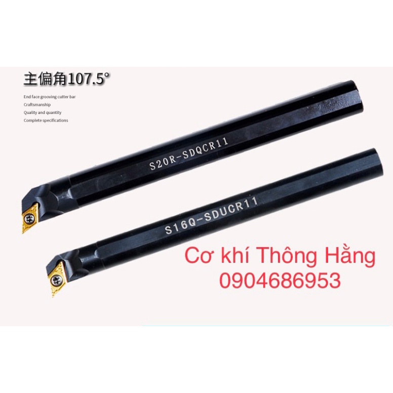 CÁN DAO TIỆN MÓC LỖ PHẢI SDUCR11-SDQCR11,PHI S16N/ S20Q/ S25R/ S32S/ S40T Cơ khí Thông Hằng ...