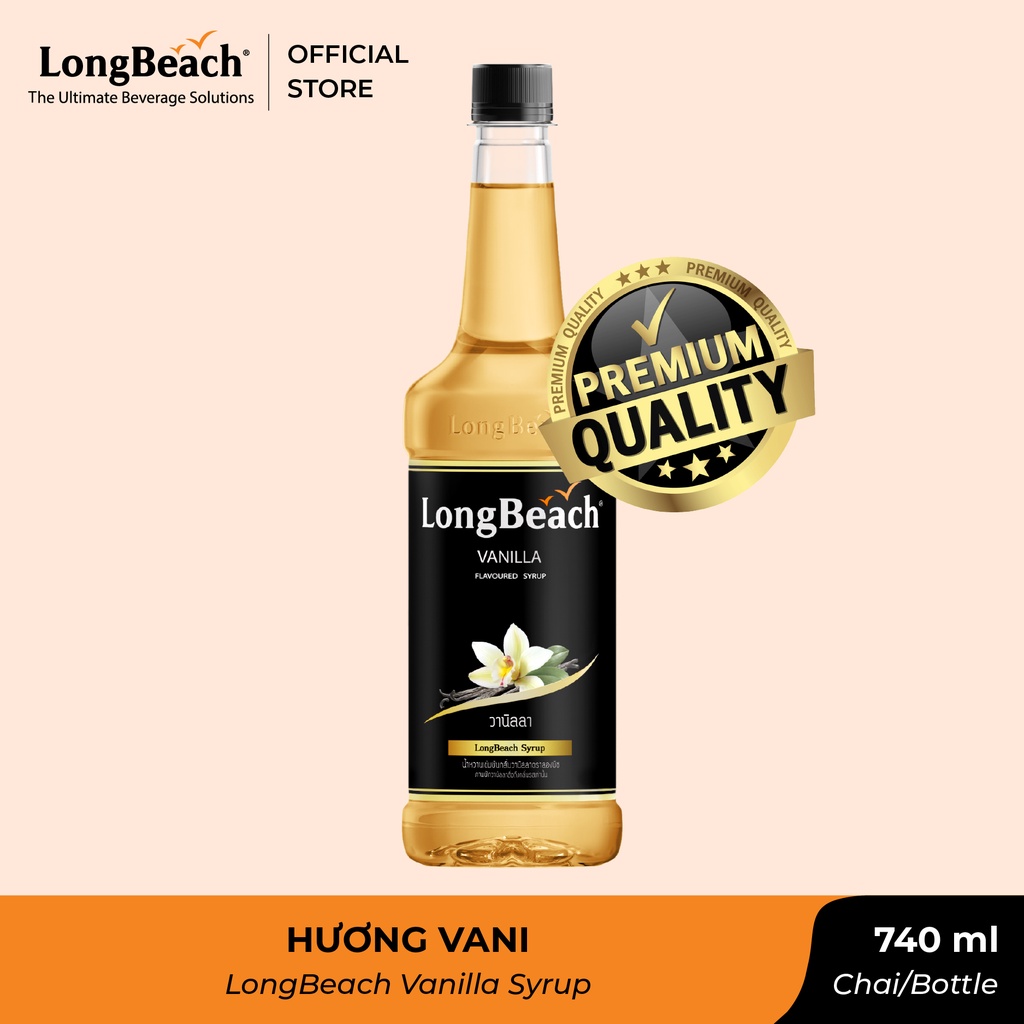 Siro Vani - LongBeach Vanilla Syrup 740ml | Shopee Việt Nam