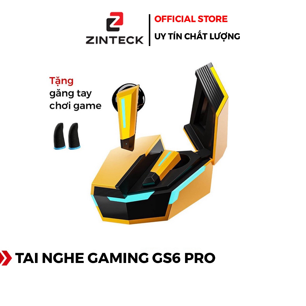 Tai Nghe Gaming Bluetooth GS6 Pro - Thiết Kế Cực Ngầu - Độ Trễ Cực Thấp ...
