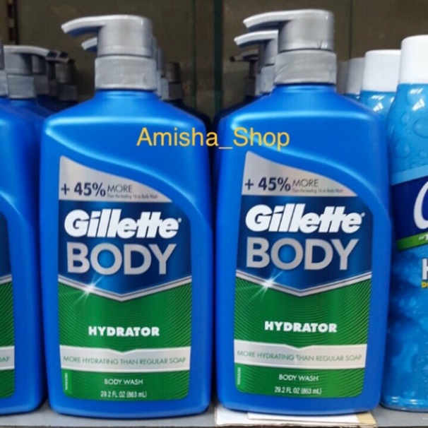 Chính hãng Chính hãng Sữa tắm dạng gel Gillette Body Hydrator chai vòi ...