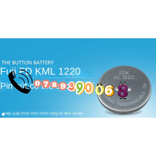 Pin Nút Sạc FDK Pin Ml1220 3V Máy Tính Bo Mạch Chủ Ghi Điều Khiển Từ Xa ...