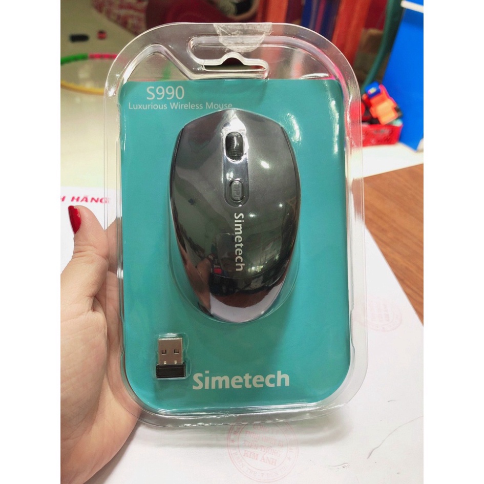 CHUỘT WIRELESS 6D SIMETECH S990 KHÔNG DÂY HÀNG CHÍNH HÃNG BẢO HÀNH 1 ...