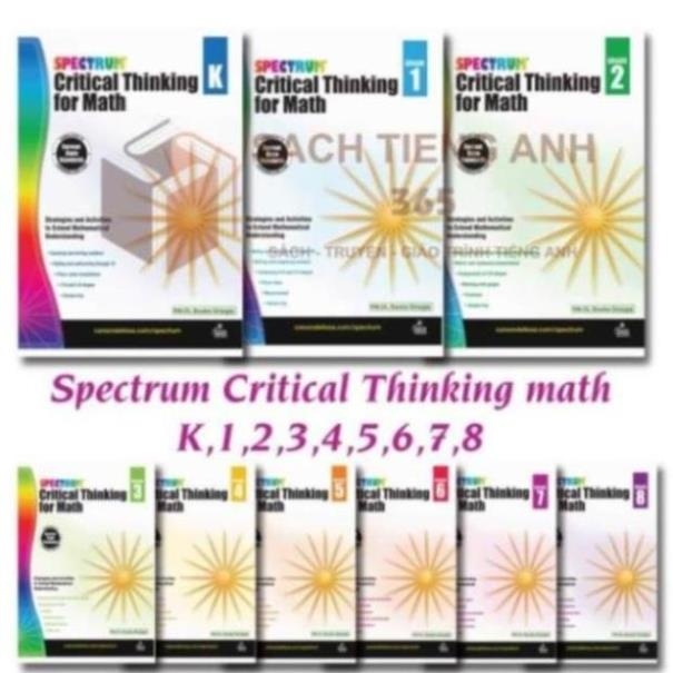 [ Toán tư duy phản biện ] Spectrum - Critical Thinking Math - Grade K,1 ...