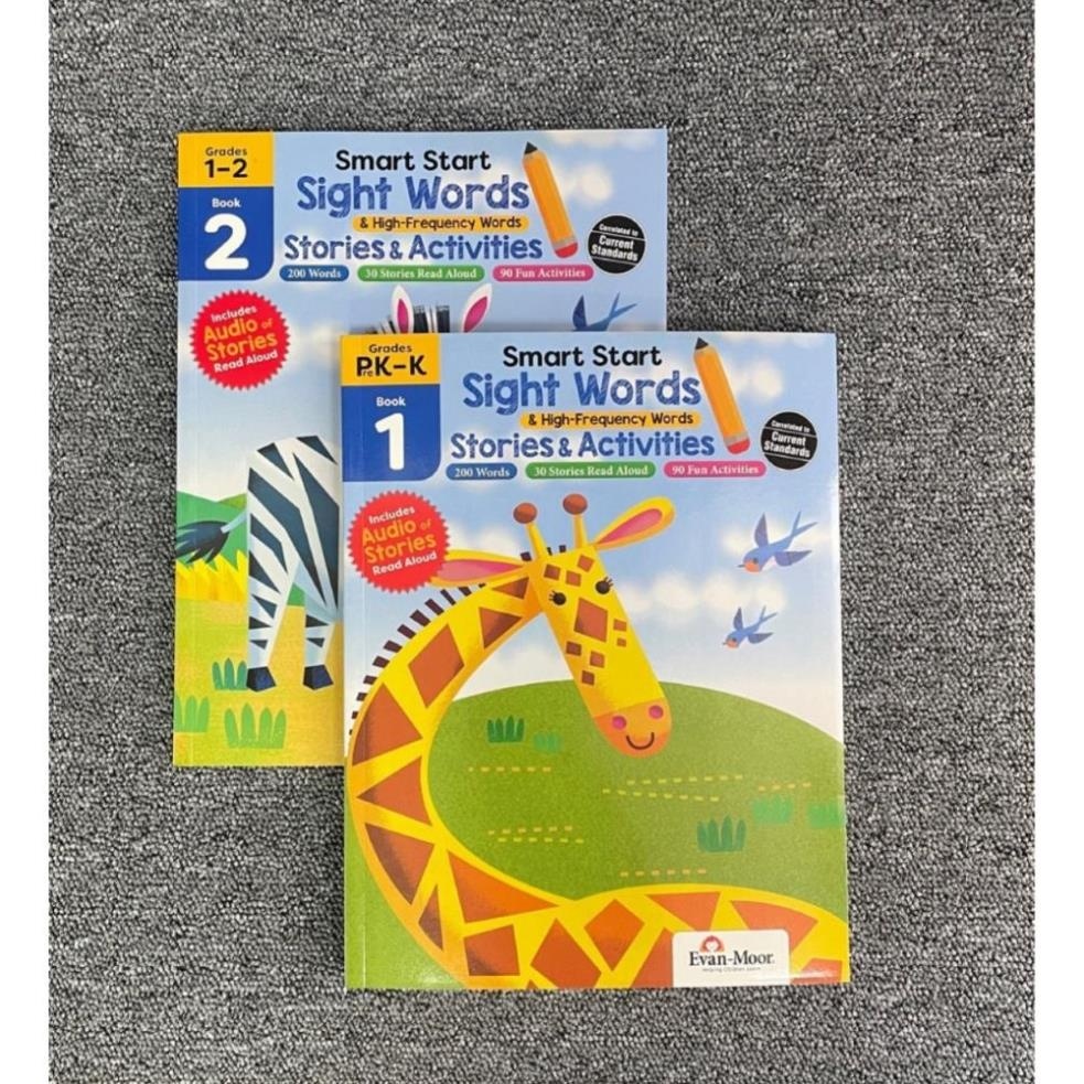 Smart Start Sight Words (Pre K-K + 1-2) - 2q + File MP3 | Nhập Khẩu ...