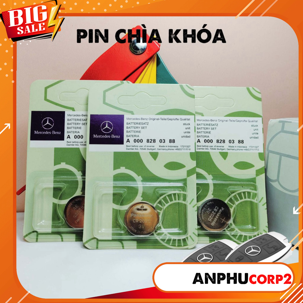 Pin chìa khóa Mercedes, pin chìa khóa Mercedes-Benz chính hãng Mercedes ...