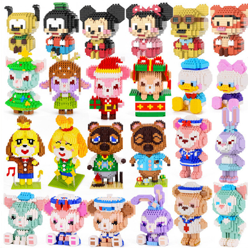 Bộ Đồ Chơi Lắp Ráp Mô Hình Chuột Mickey Minnie Daisy Duffy Xinh Xắn ...