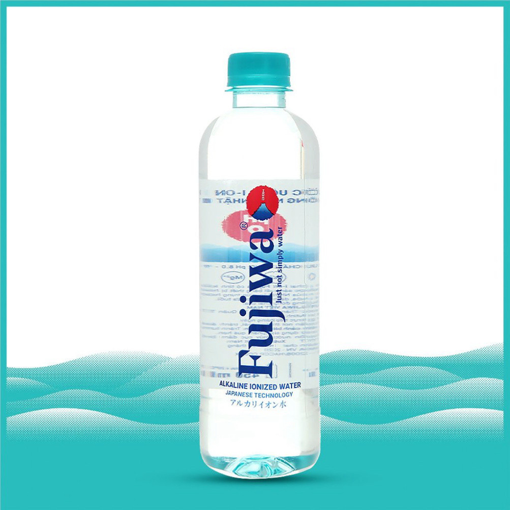 Nước Uống Ion Kiềm Cao Cấp Đóng Chai Fujiwa 450ml Nước Uống Detox Với Công Nghệ Điện Phân Ion