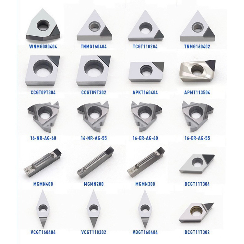 Chip phay chuyên nhôm PCD mảnh phay APKT160404/1135, PHAY nhôm bóng 7 ...