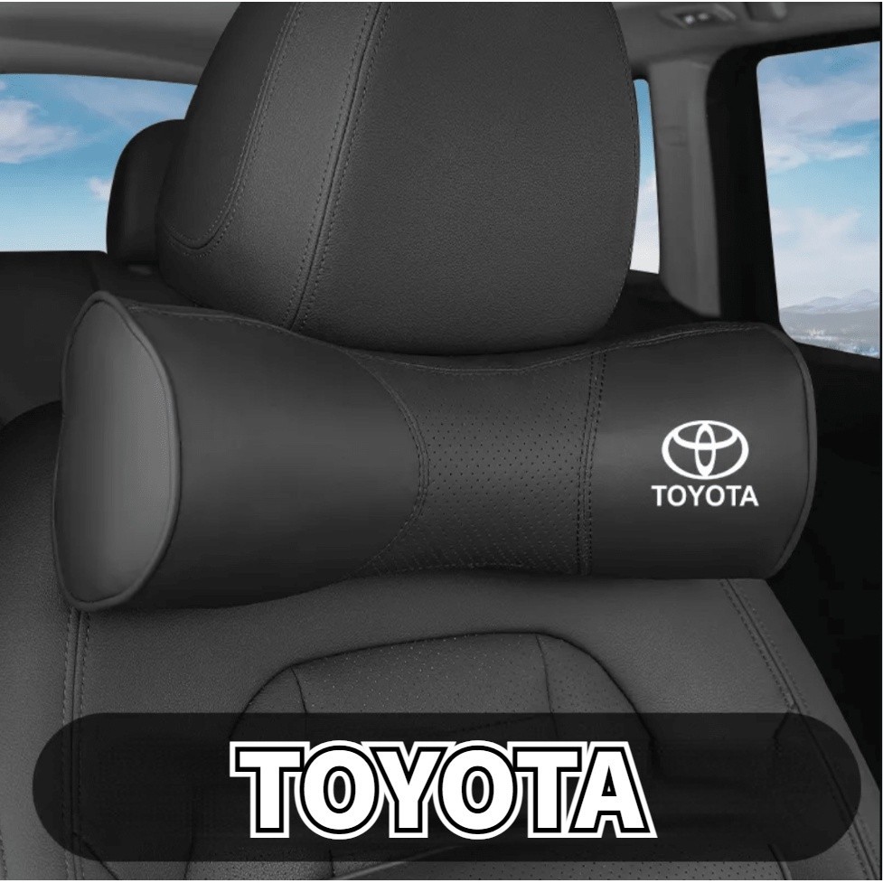 Toyota LOGO Ghế ô tô Tựa đầu bọc da Highlander CAMRY Yaris RAV4 Vương ...