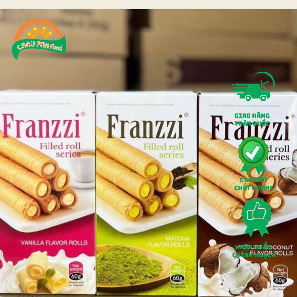 Bánh Franzzi Cuộn Ốc Quế Nhân Kem Hộp 60g | Shopee Việt Nam