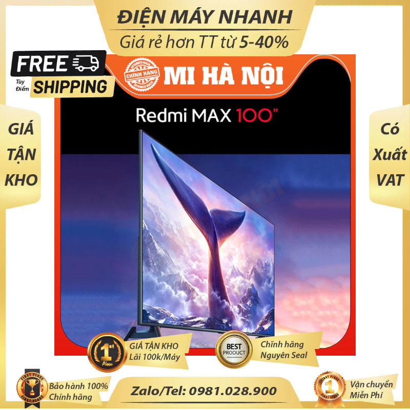 Smart Tivi Redmi Max 100 inch chính hãng | Shopee Việt Nam