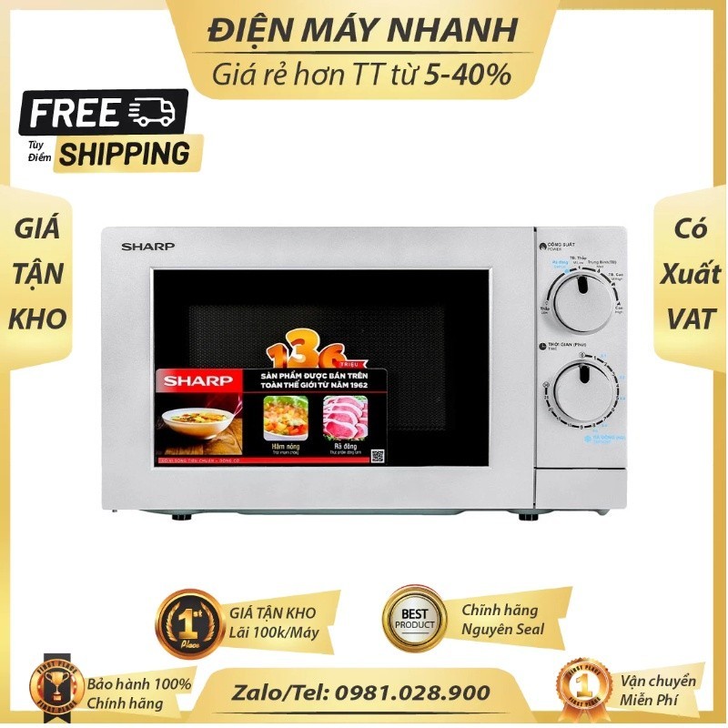 Lò vi sóng cơ 20L Sharp R-209VN-SK - Mới 100% | Shopee Việt Nam