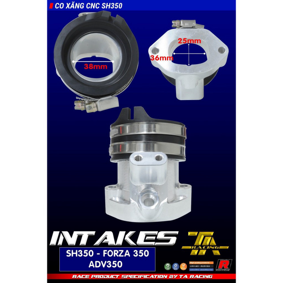 Co xăng cnc sữ dụng cho SH350 - FORZA 350 - ADV 350 | Shopee Việt Nam