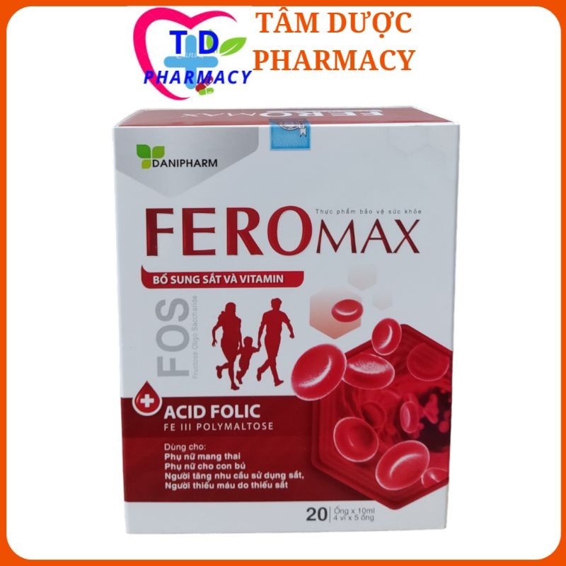 Sắt nước Feromax giúp cải thiện tình trạng thiếu máu do thiếu sắt ( Hộp ...