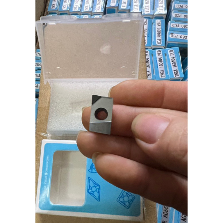 Chip phay chuyên nhôm PCD mảnh phay APKT160404/1135, PHAY nhôm bóng 7 ...