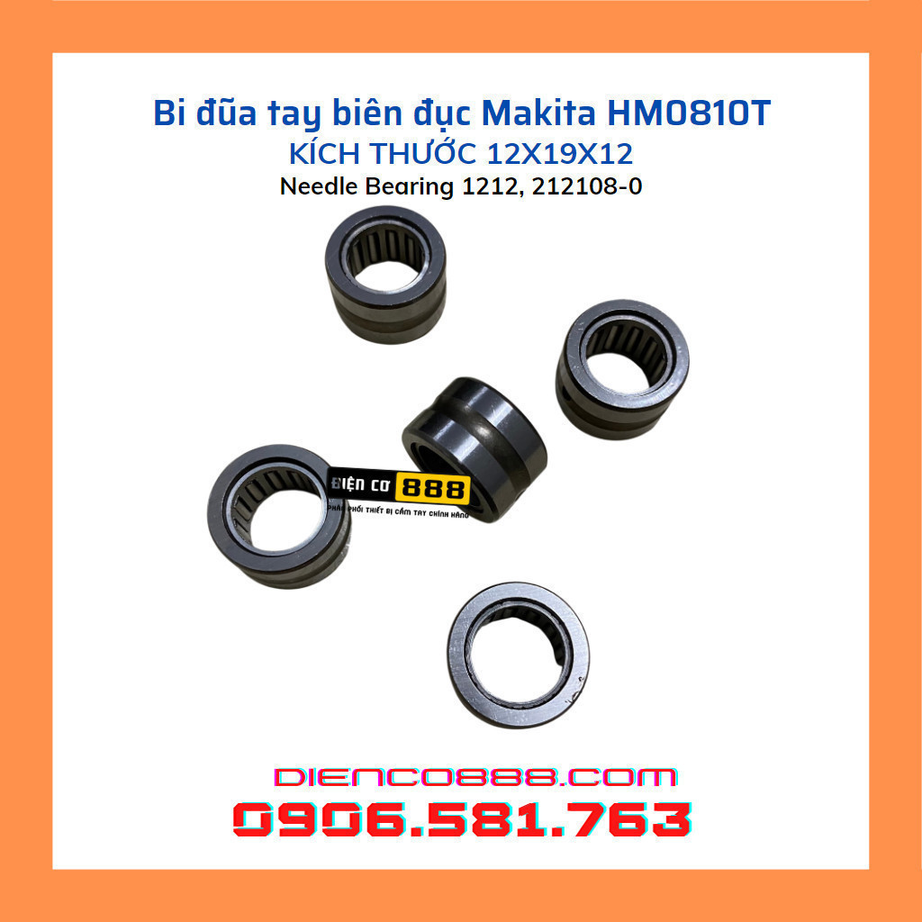 (Needle Bearing 1212, 212108-0) Bi đũa - Bạc đạn đũa tay biên dên đục ...