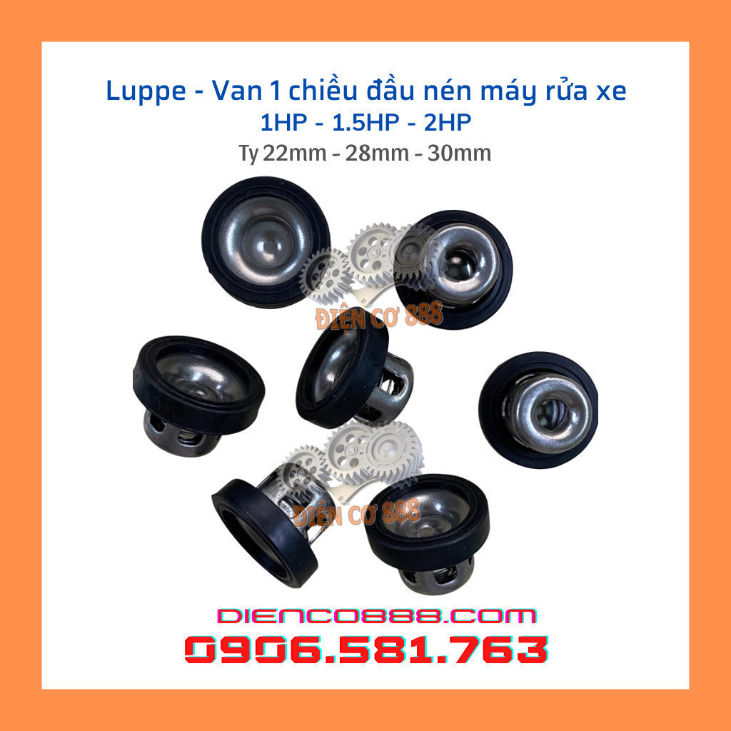 (Combo 2 cái) Luppe van 1 chiều máy xịt rửa xe cao áp 1HP, 1.5HP, 2HP ...