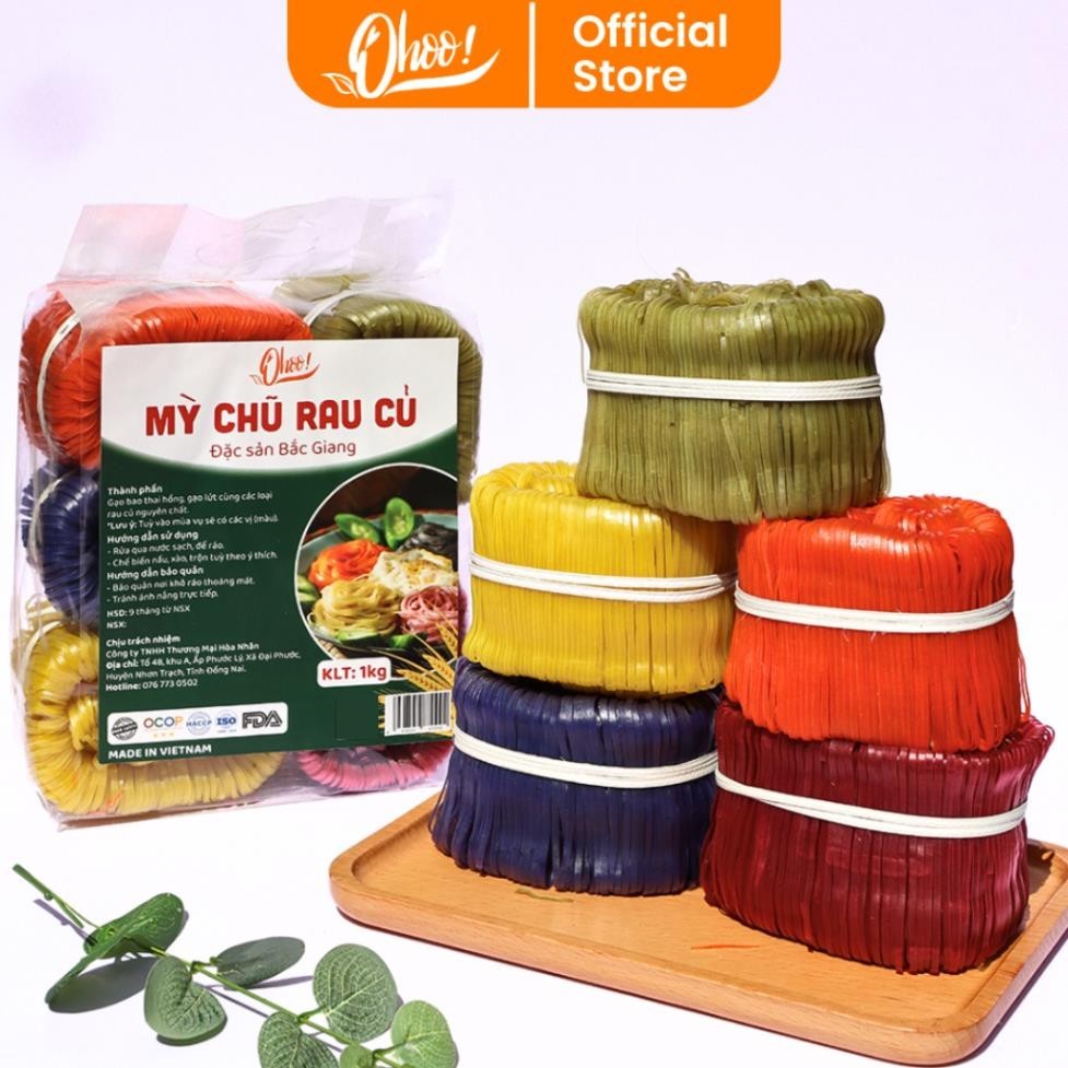 Mỳ Chũ Rau Củ 5 Vị OHOO FOODS VN (1kg) - Bữa Ăn Dinh Dưỡng, Ăn Kiêng ...