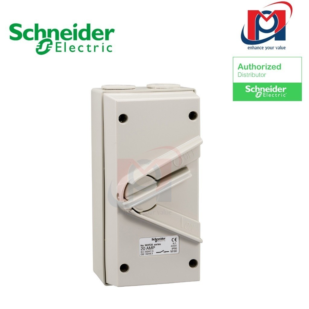 Ngắt điện chống thấm nước 440V 35A 3P ISOLATOR, IP66 - Schneider - WHT35_gy_g19 | Shopee Việt Nam