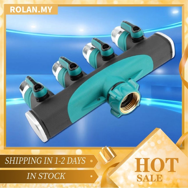 3/4 "Way Garden Hose Water Tap Adapter Van Splitter Pipe Connector ...