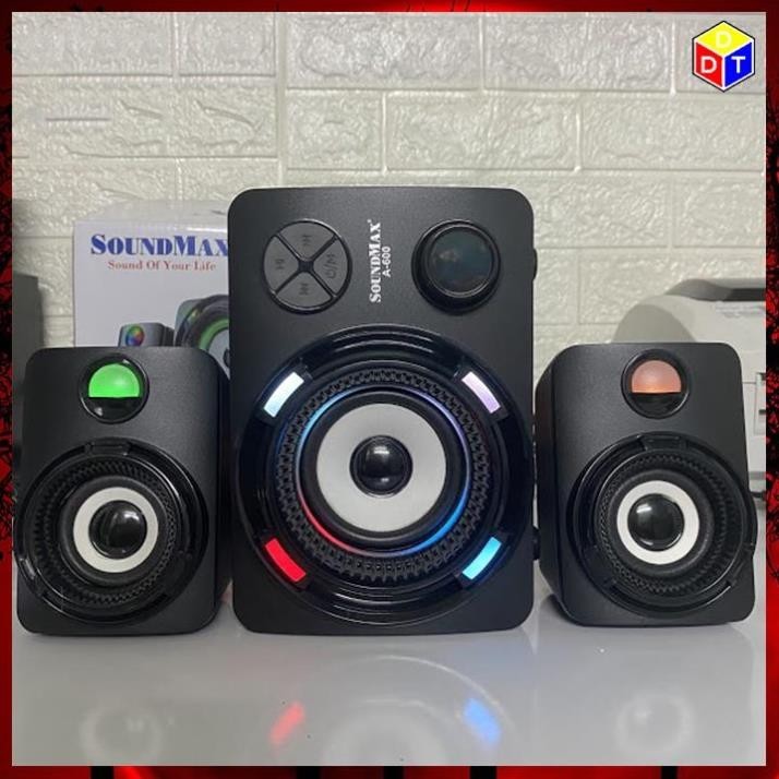 Loa Máy Vi Tính Bluetooth Để Bàn Chính Hãng 2.1 SoundMax A600 Led RGB ...