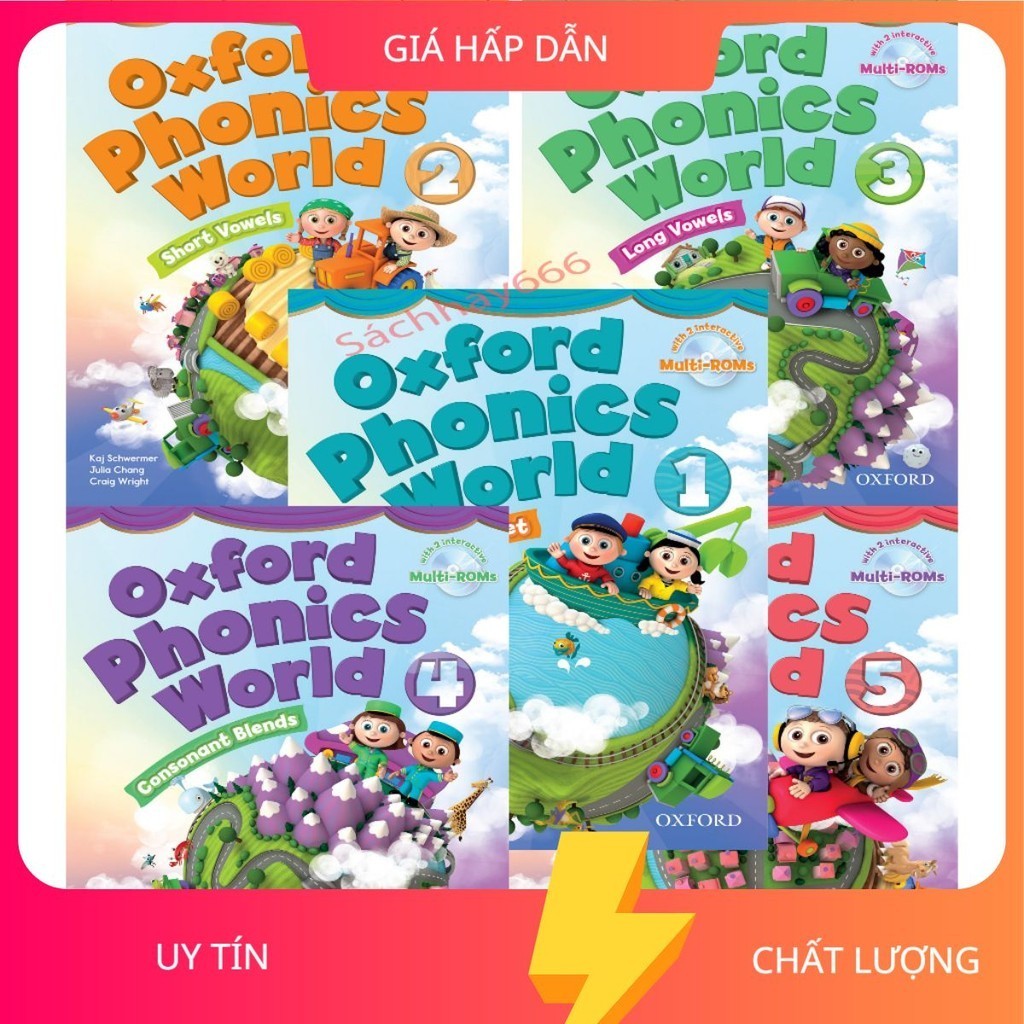 Oxford Phonics World and Workbook 10 Quyển Màu kèm file nghe | Shopee ...